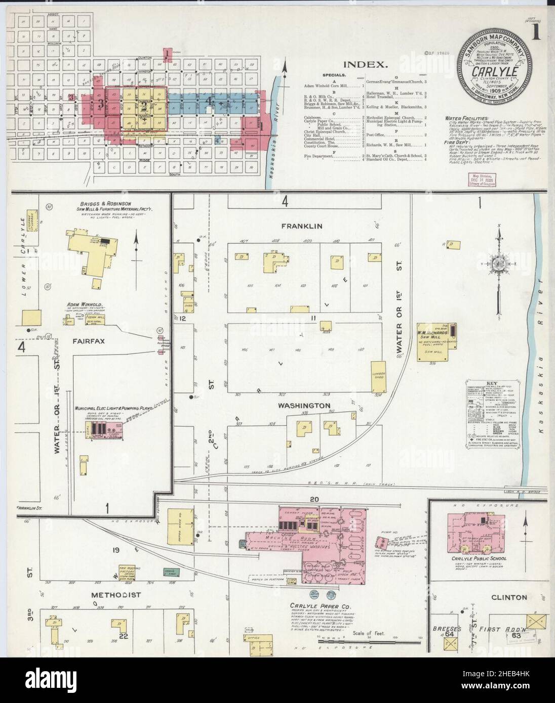 Map of carlyle hi-res stock photography and images - Alamy