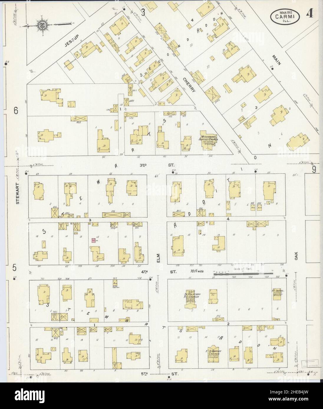 Carmi illinois map hi-res stock photography and images - Alamy