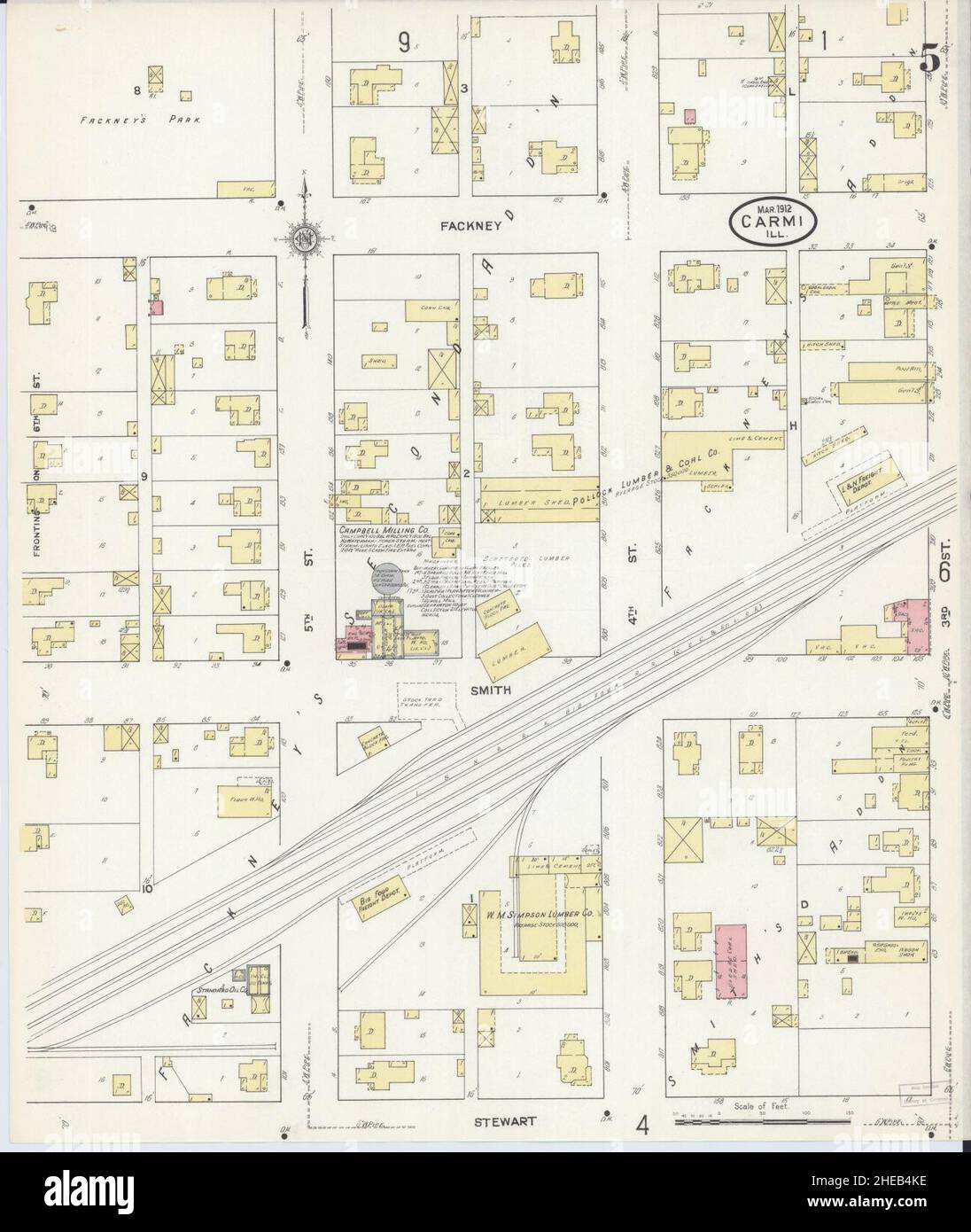 Carmi illinois map hi-res stock photography and images - Alamy