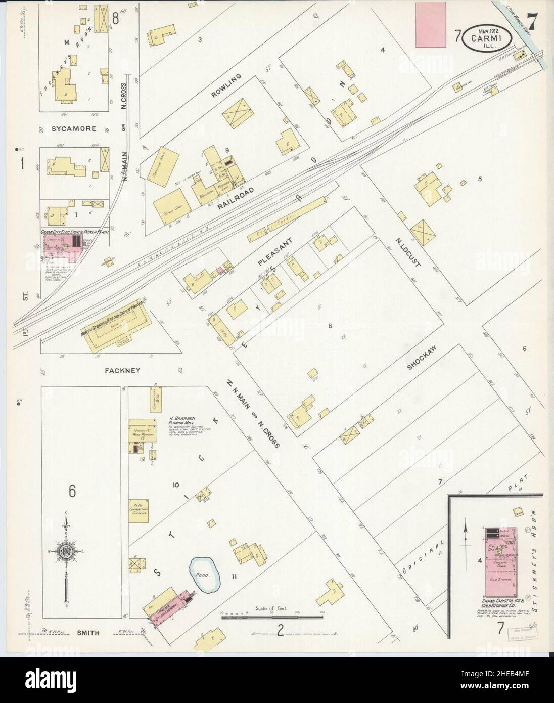 Carmi illinois map hi-res stock photography and images - Alamy