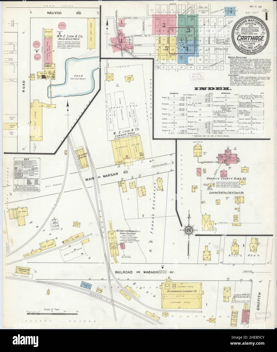 Carthage historic map hi-res stock photography and images - Alamy