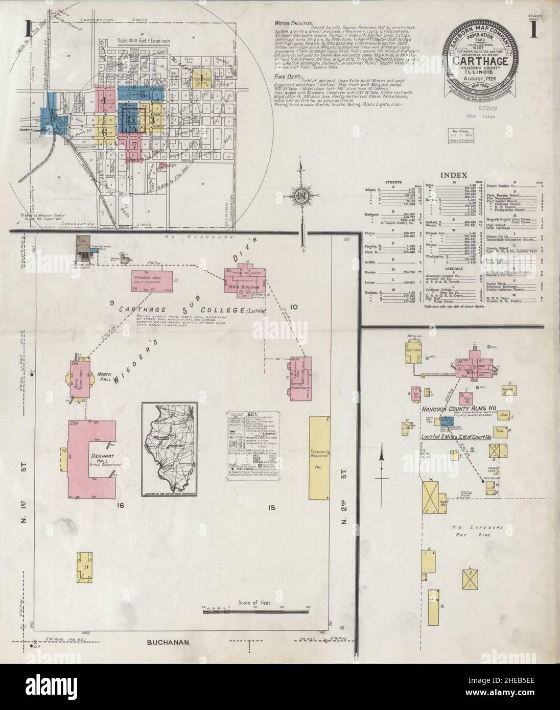 Carthage historic map hi-res stock photography and images - Alamy