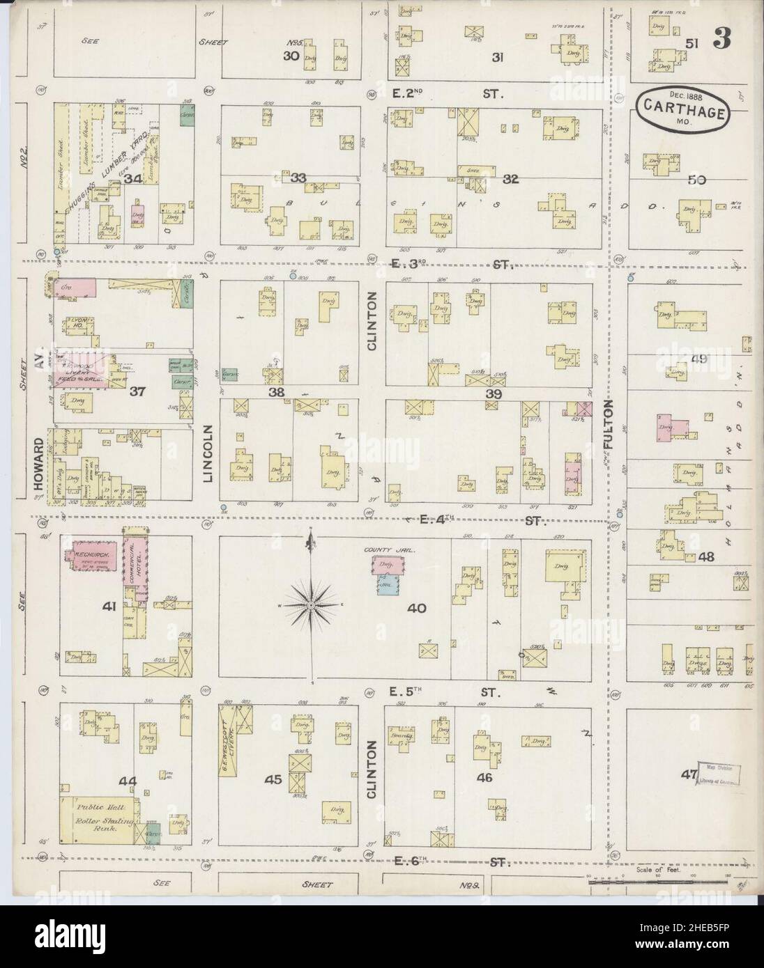 Map of carthage missouri hi-res stock photography and images - Alamy