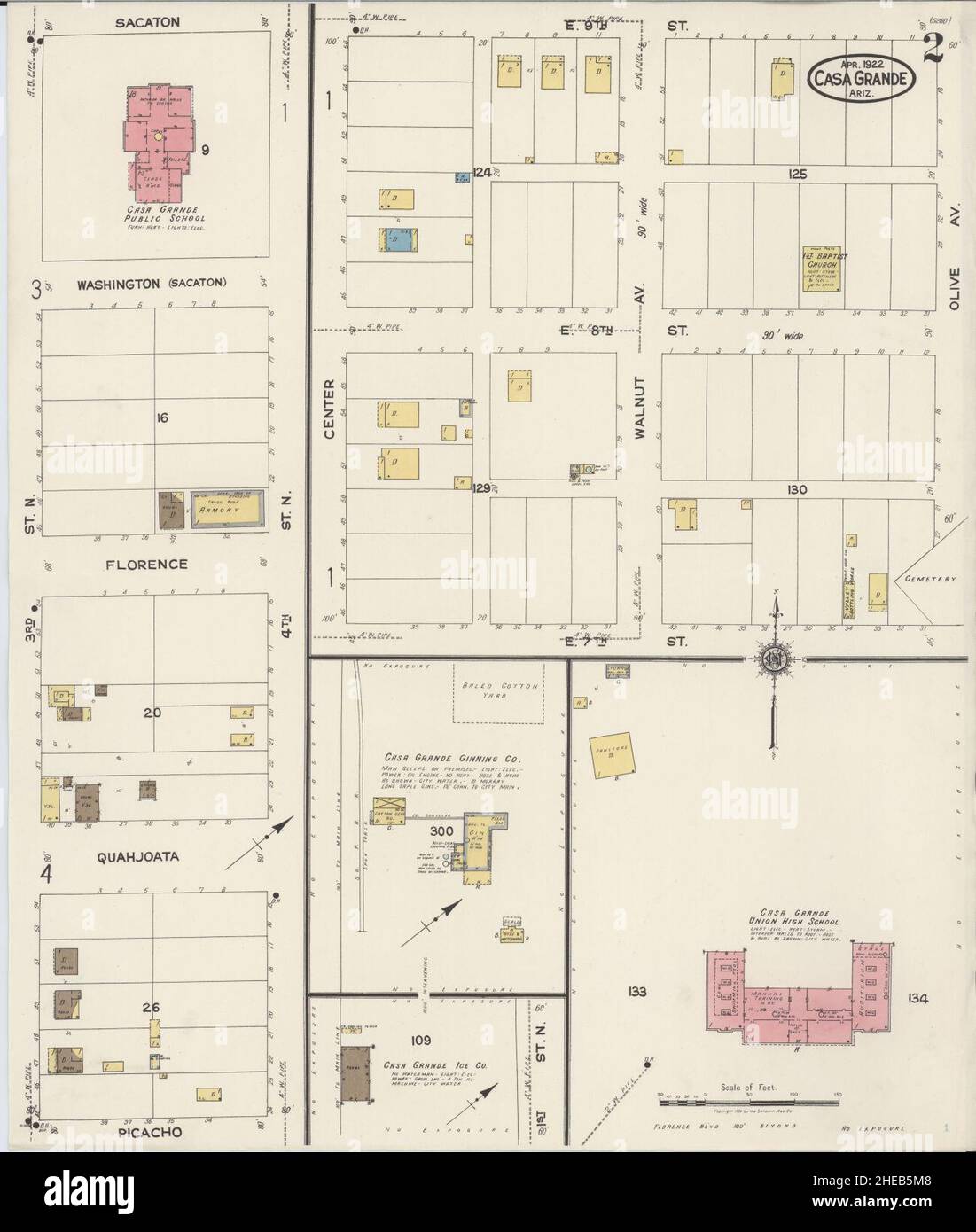 Pinal county map hi-res stock photography and images - Alamy