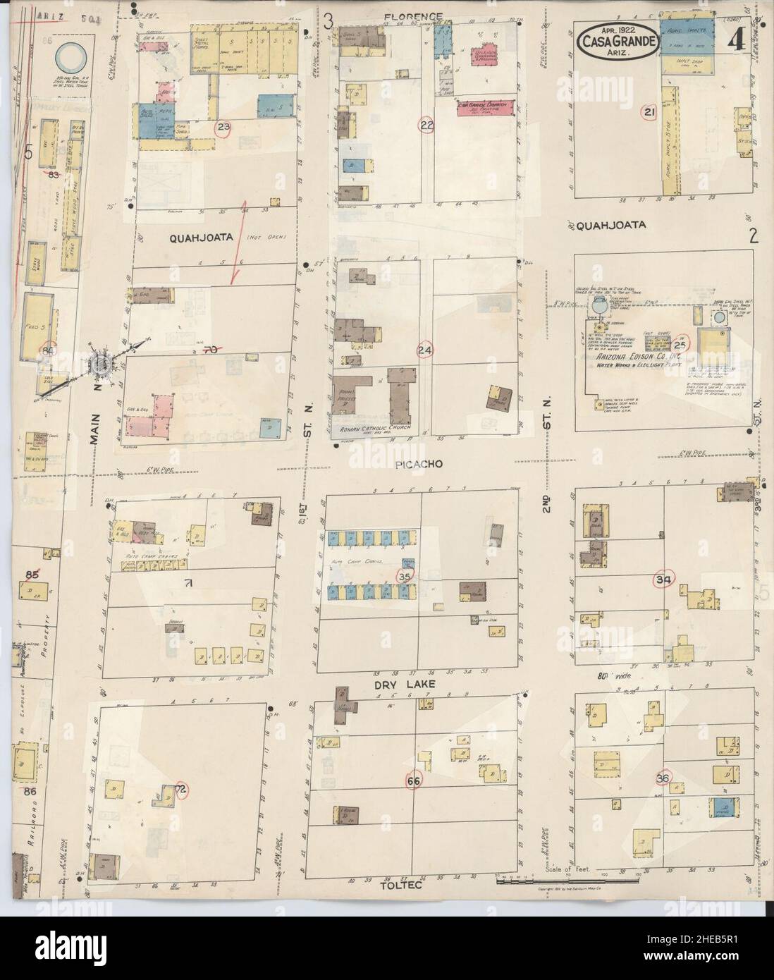 Pinal county map hi-res stock photography and images - Alamy