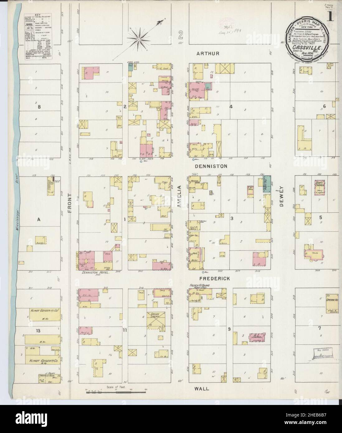 Map of cassville hi-res stock photography and images - Alamy