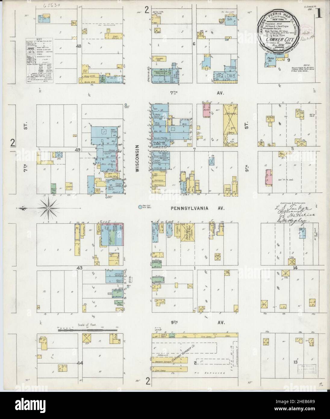 Mitchell kansas map hi-res stock photography and images - Alamy