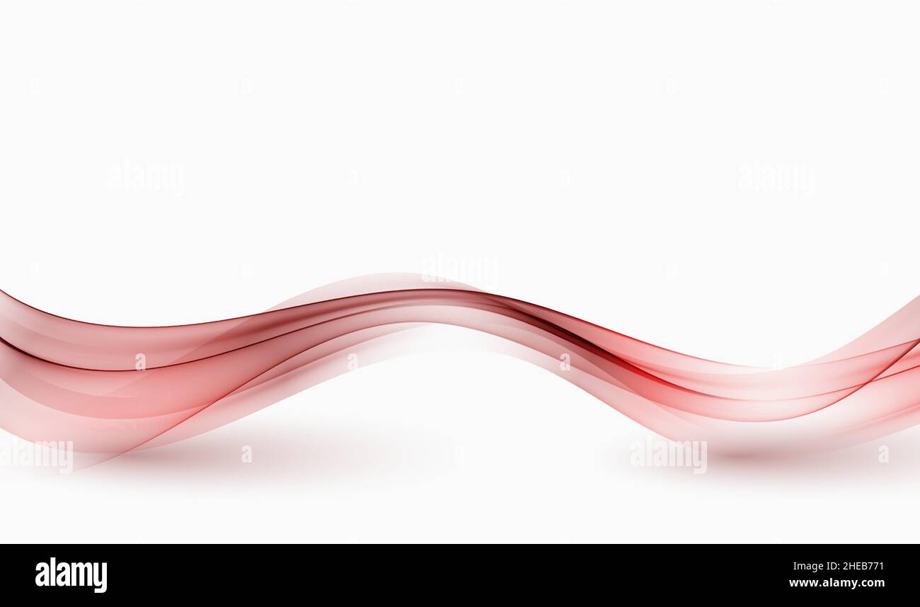 Red wavy transparent wave.Abstract red wave background Stock Vector ...