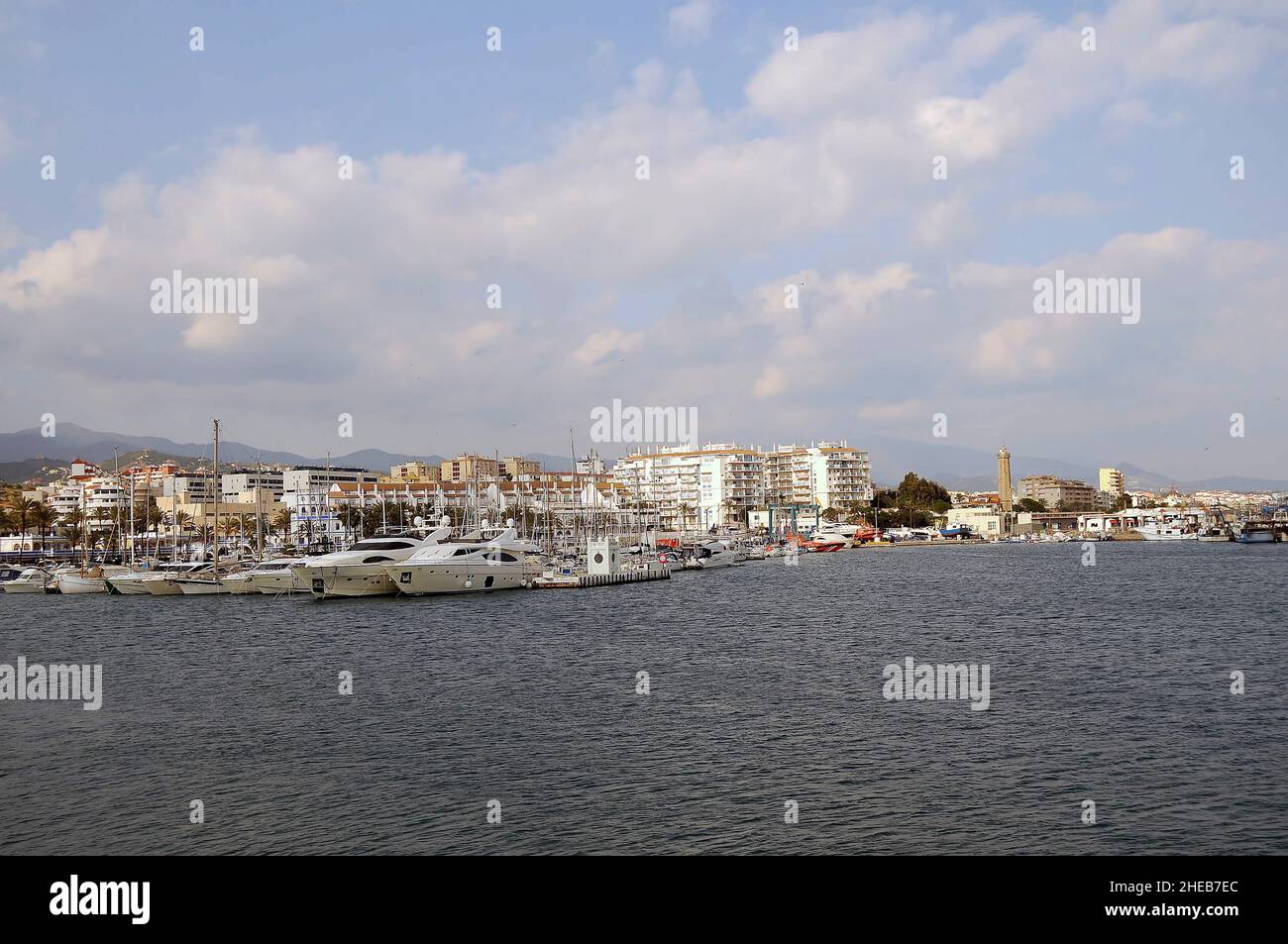 Estepona Marina and fishing port in Malaga, Andalucia Stock Photo - Alamy