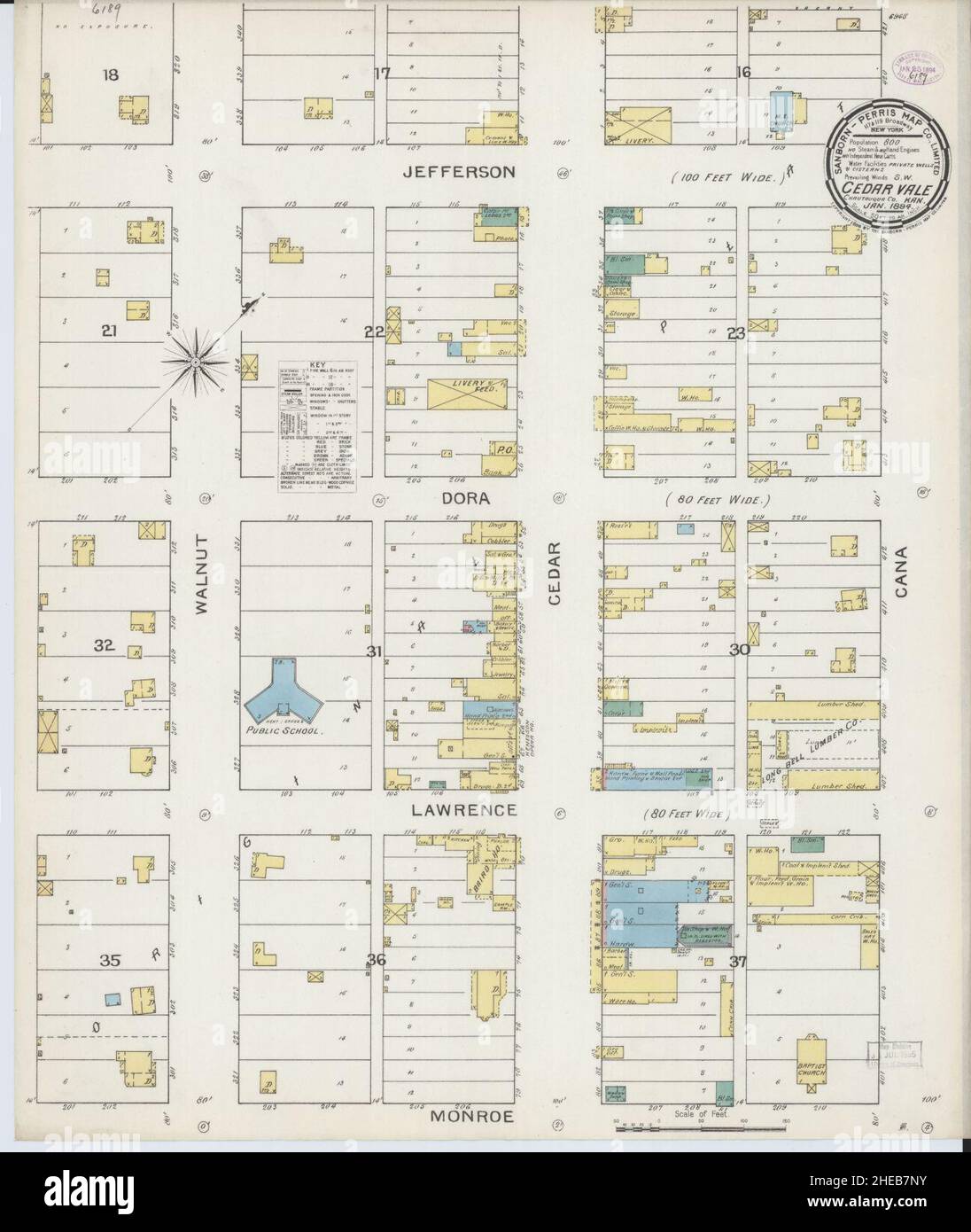 Map of cedar vale hi-res stock photography and images - Alamy