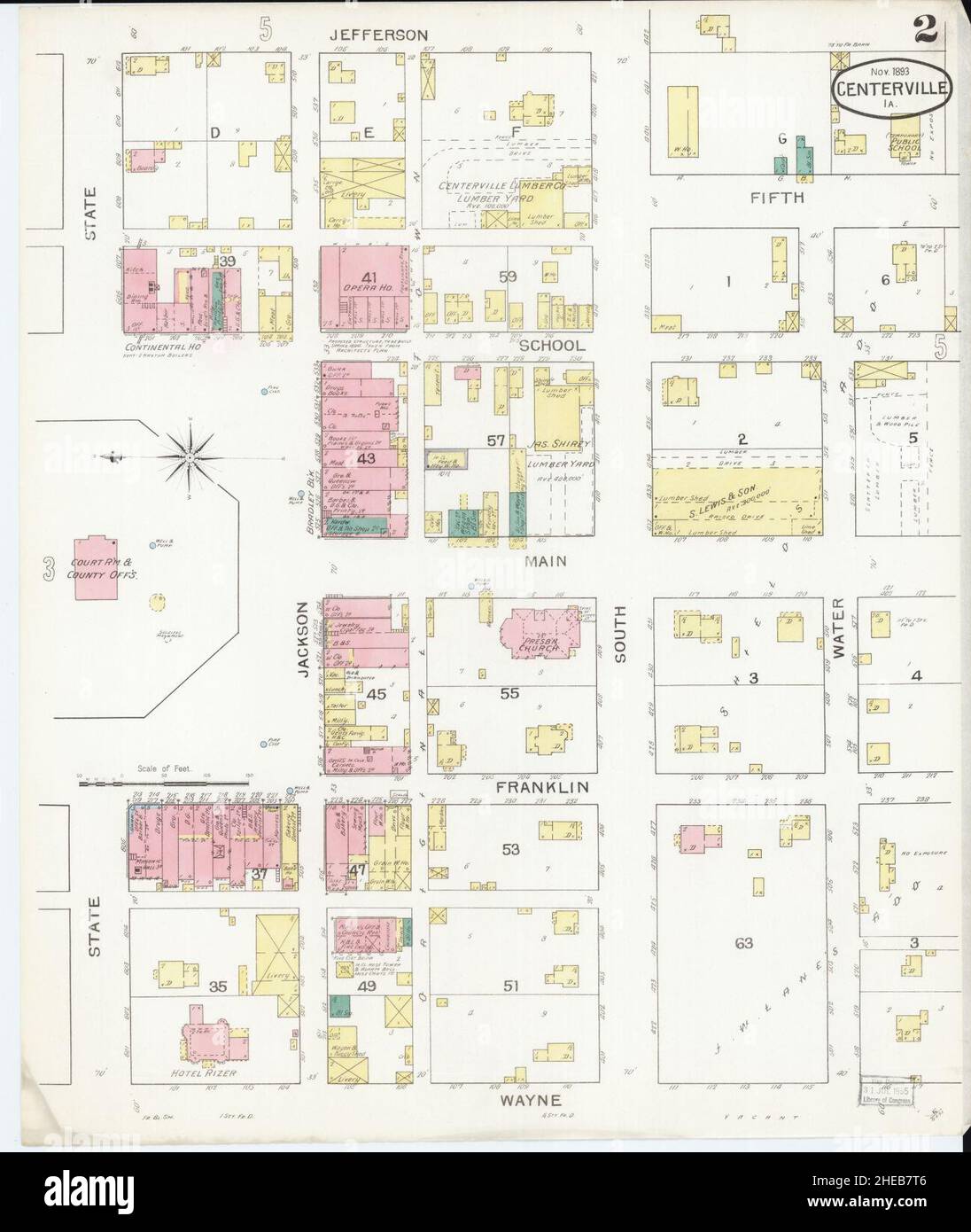 Map of centerville hi-res stock photography and images - Alamy