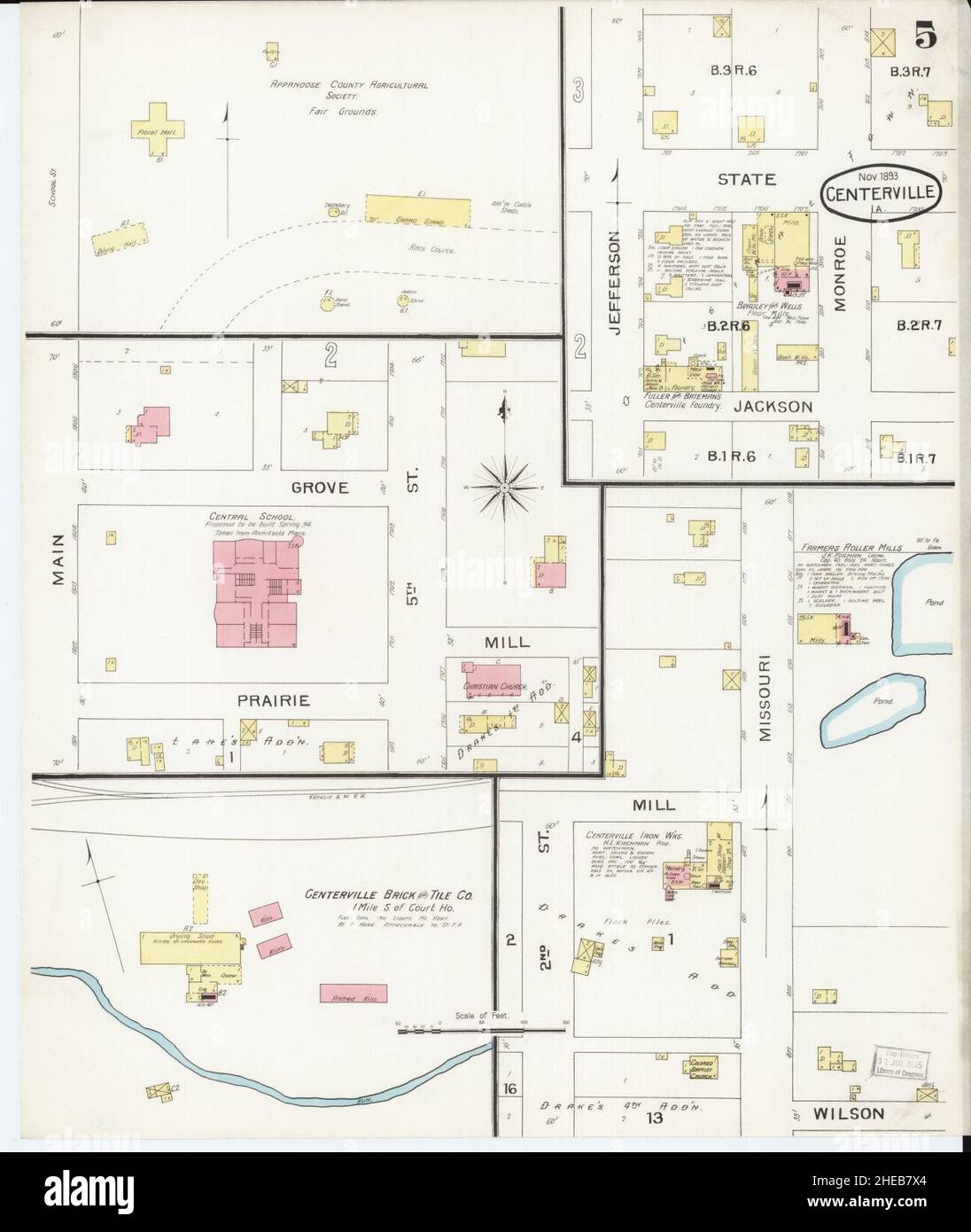 Appanoose county map hi-res stock photography and images - Alamy