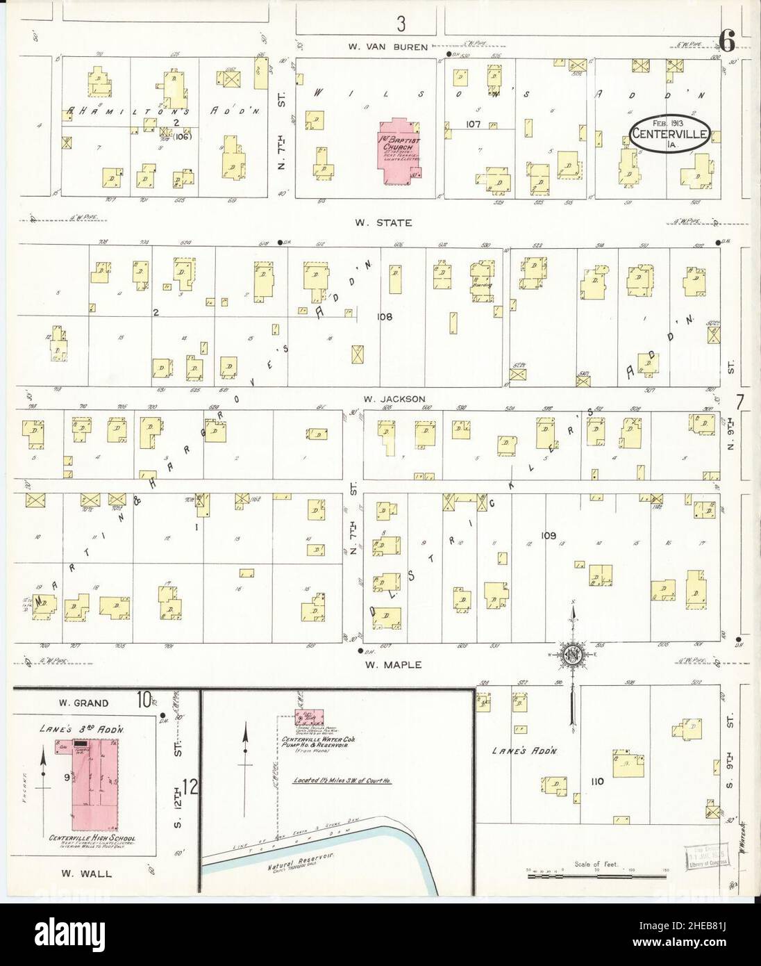 Map of centerville hi-res stock photography and images - Alamy