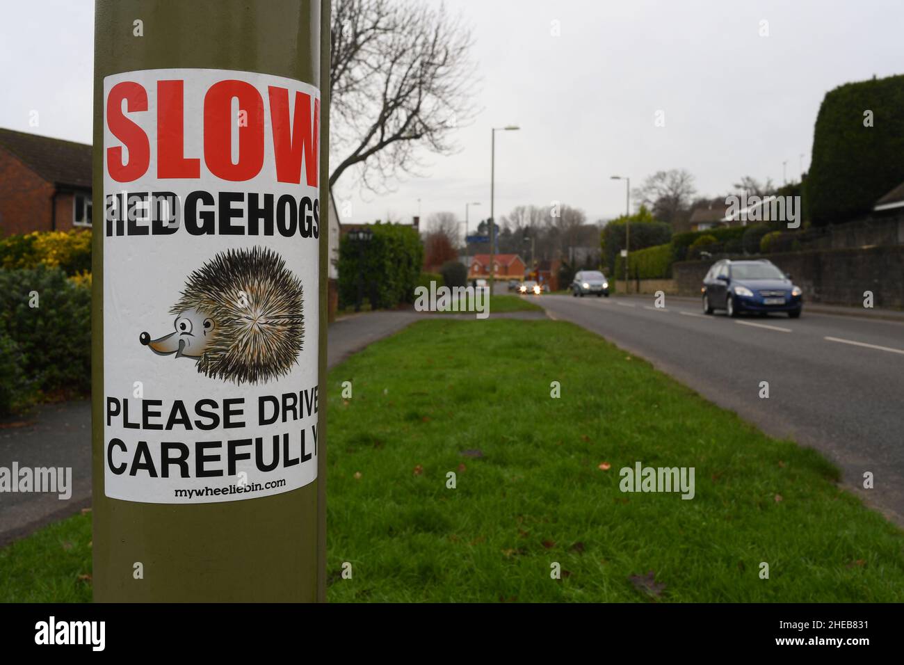 Drive carefully sign hi-res stock photography and images - Alamy