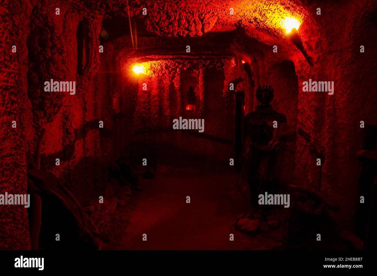 Roman mines of Rio tinto in Huelva Stock Photo - Alamy