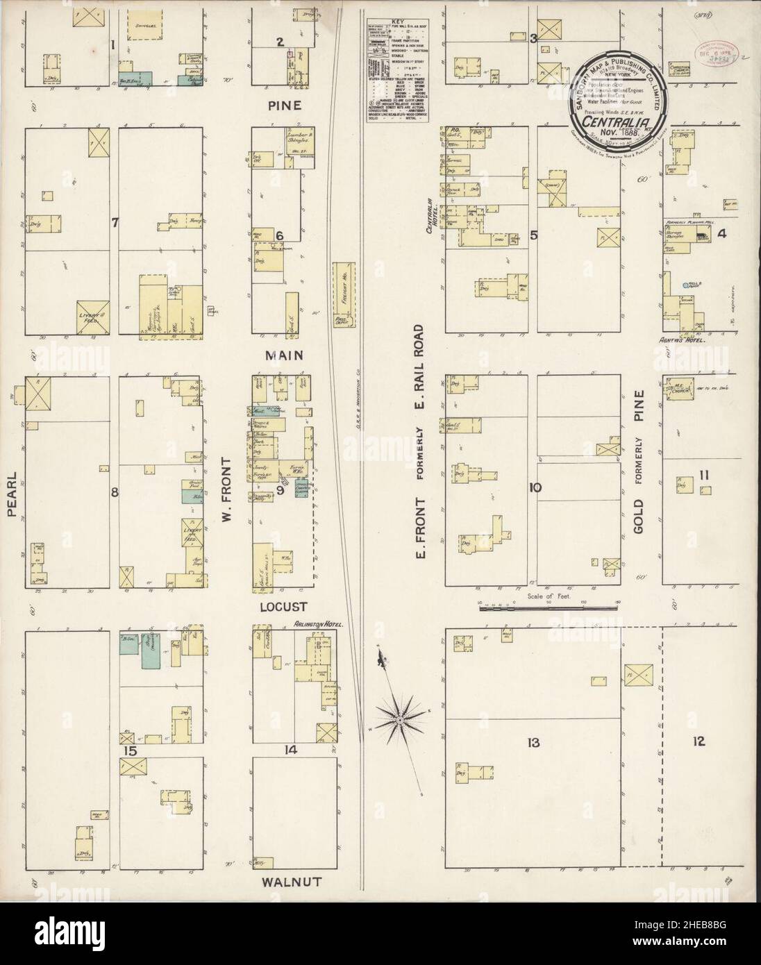 Centralia map hi-res stock photography and images - Alamy
