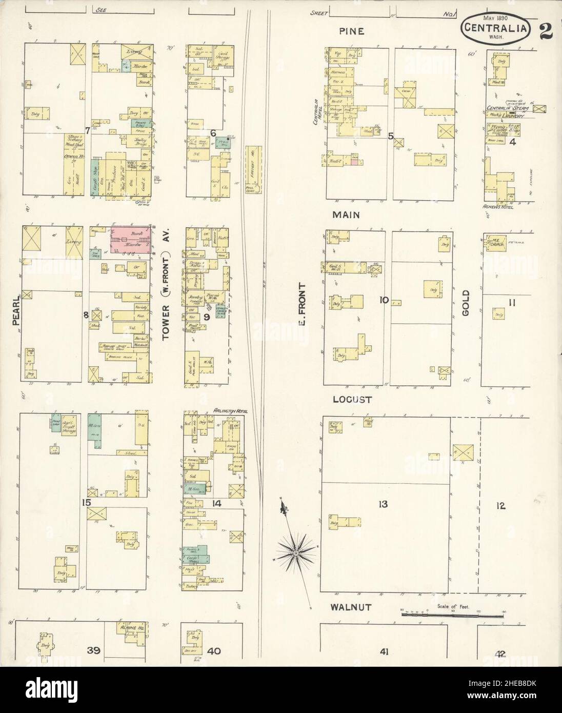 Sanborn Fire Insurance Map from Centralia, Lewis County, Washington ... Sanborn Fire Insurance Map from Centralia, Lewis County, Washington ...