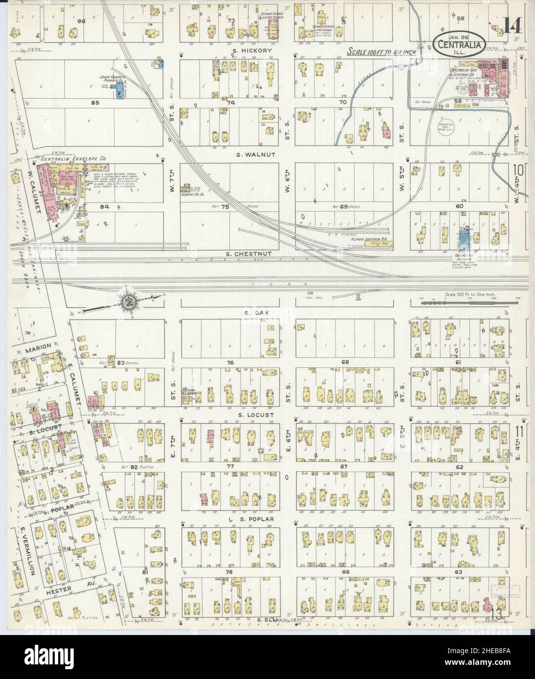Centralia washington map hi-res stock photography and images - Alamy