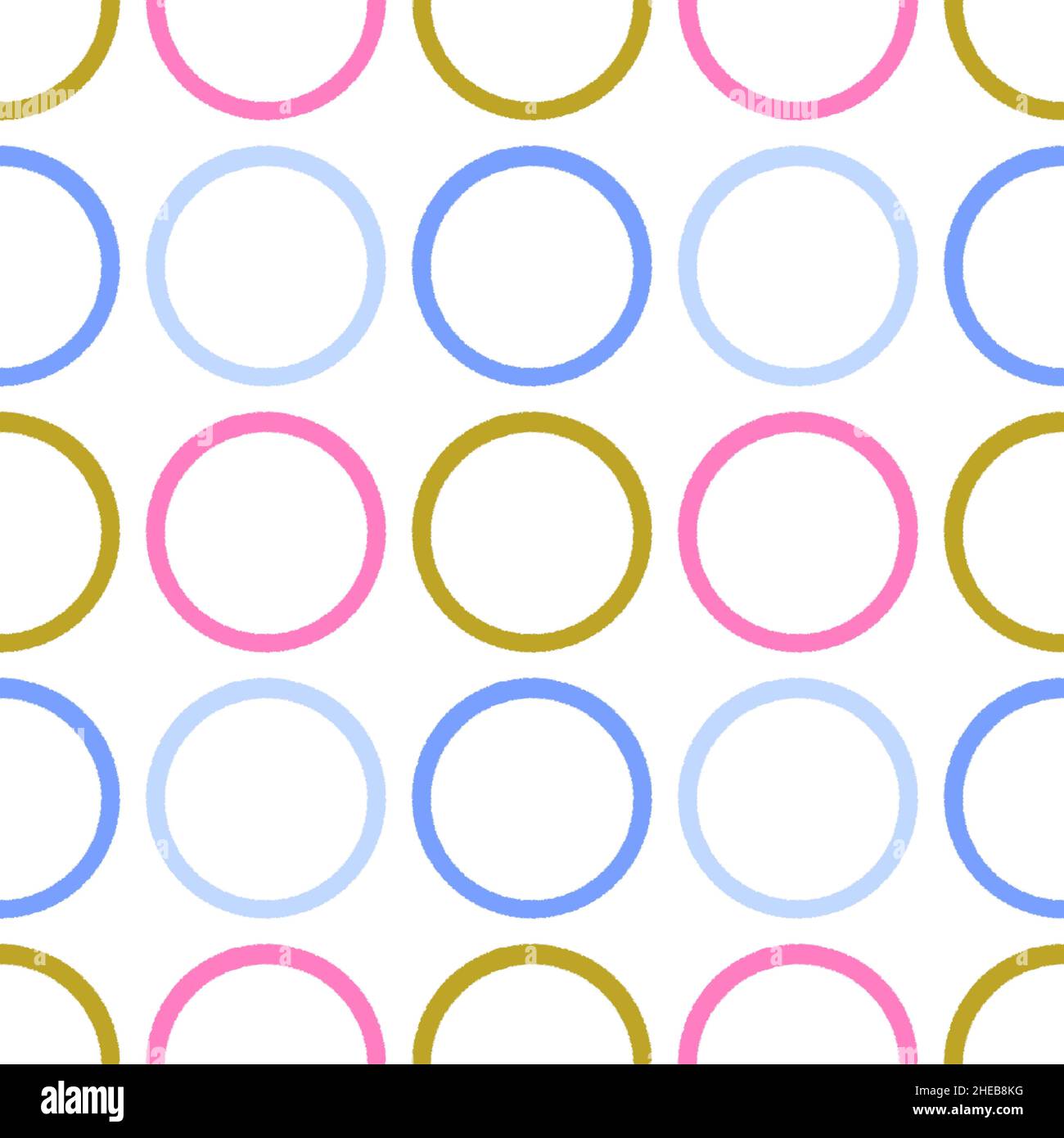 Geometric simple seamless circle dots pattern for fabrics and textiles ...