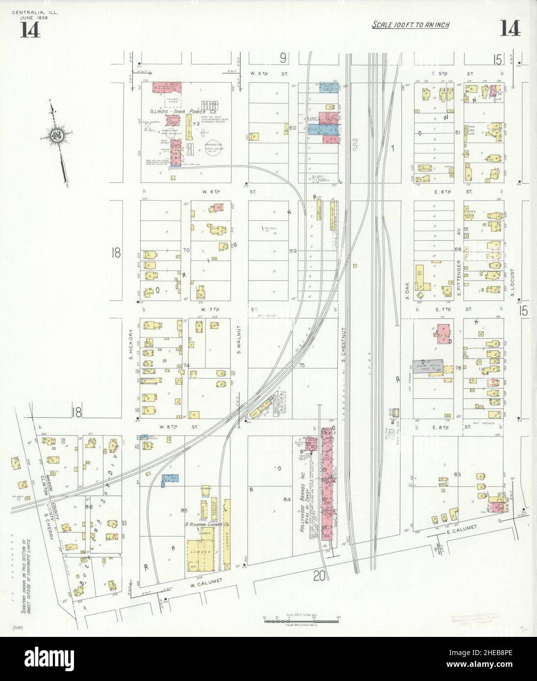 Centralia washington map hi-res stock photography and images - Alamy