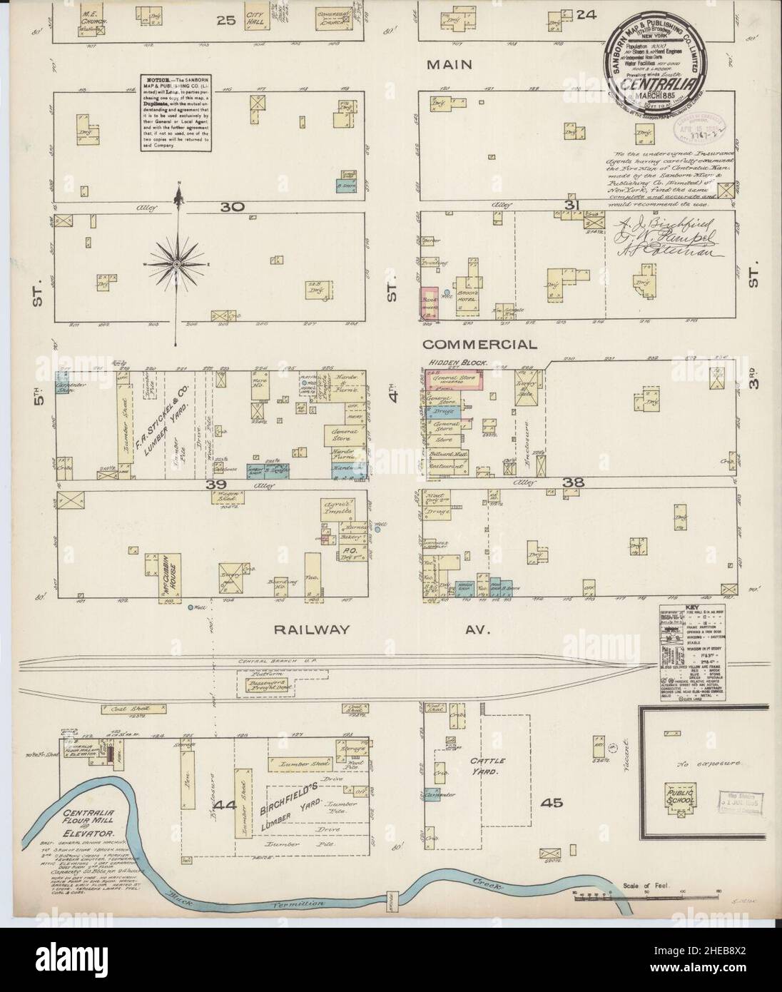Centralia map hi-res stock photography and images - Alamy