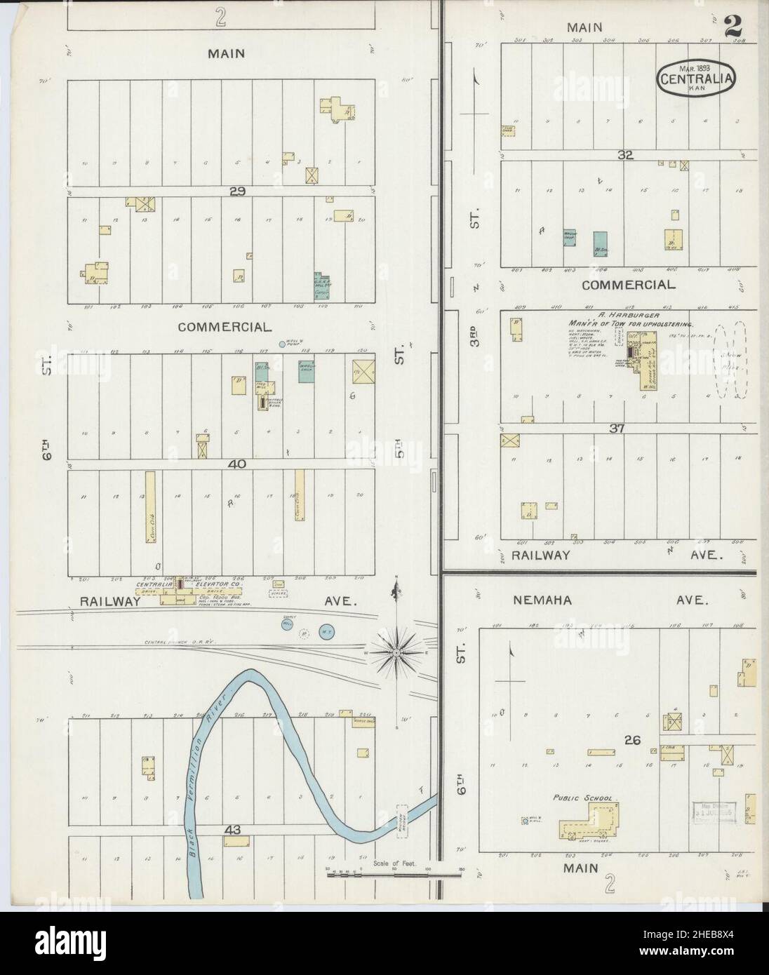 Centralia map hi-res stock photography and images - Alamy