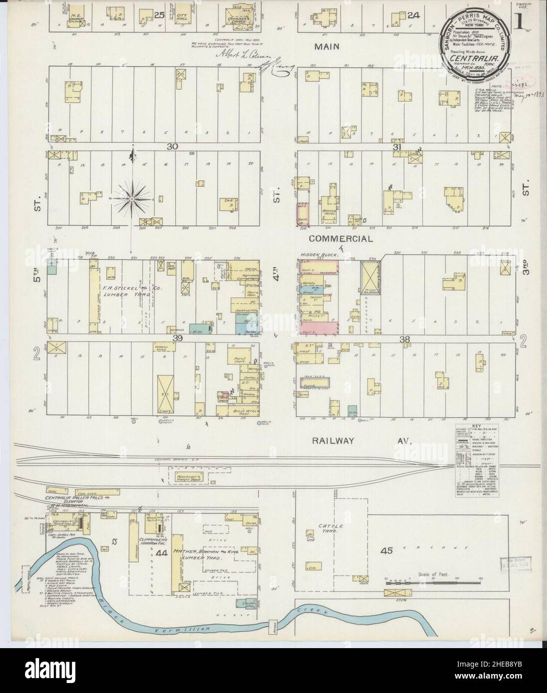 Centralia map hi-res stock photography and images - Alamy