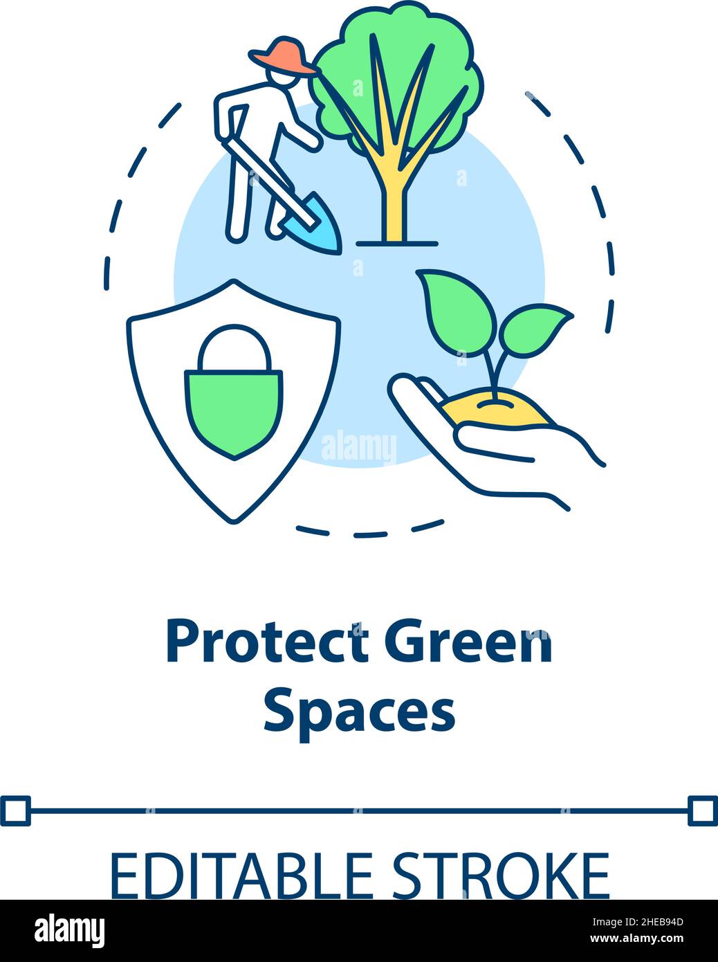 Climate change icon garden hi-res stock photography and images - Alamy