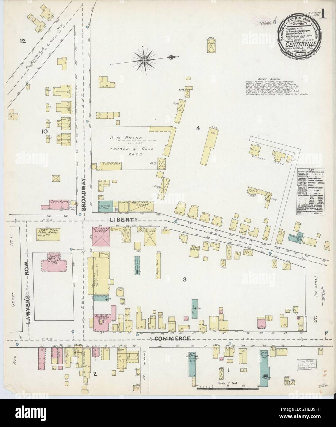 Map of queen annes hi-res stock photography and images - Alamy