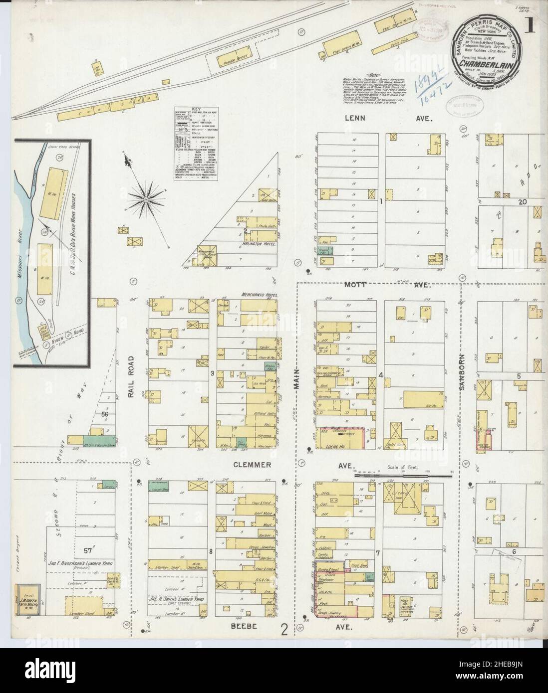Chamberlain map hi-res stock photography and images - Alamy