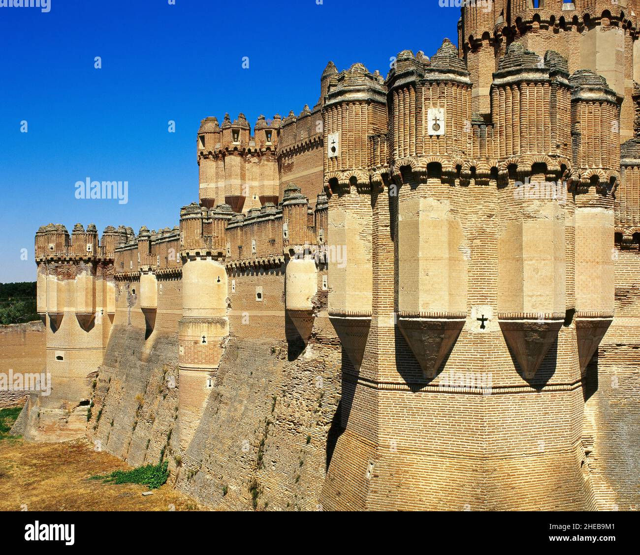 Coca castle castile leon spain hi-res stock photography and images - Alamy