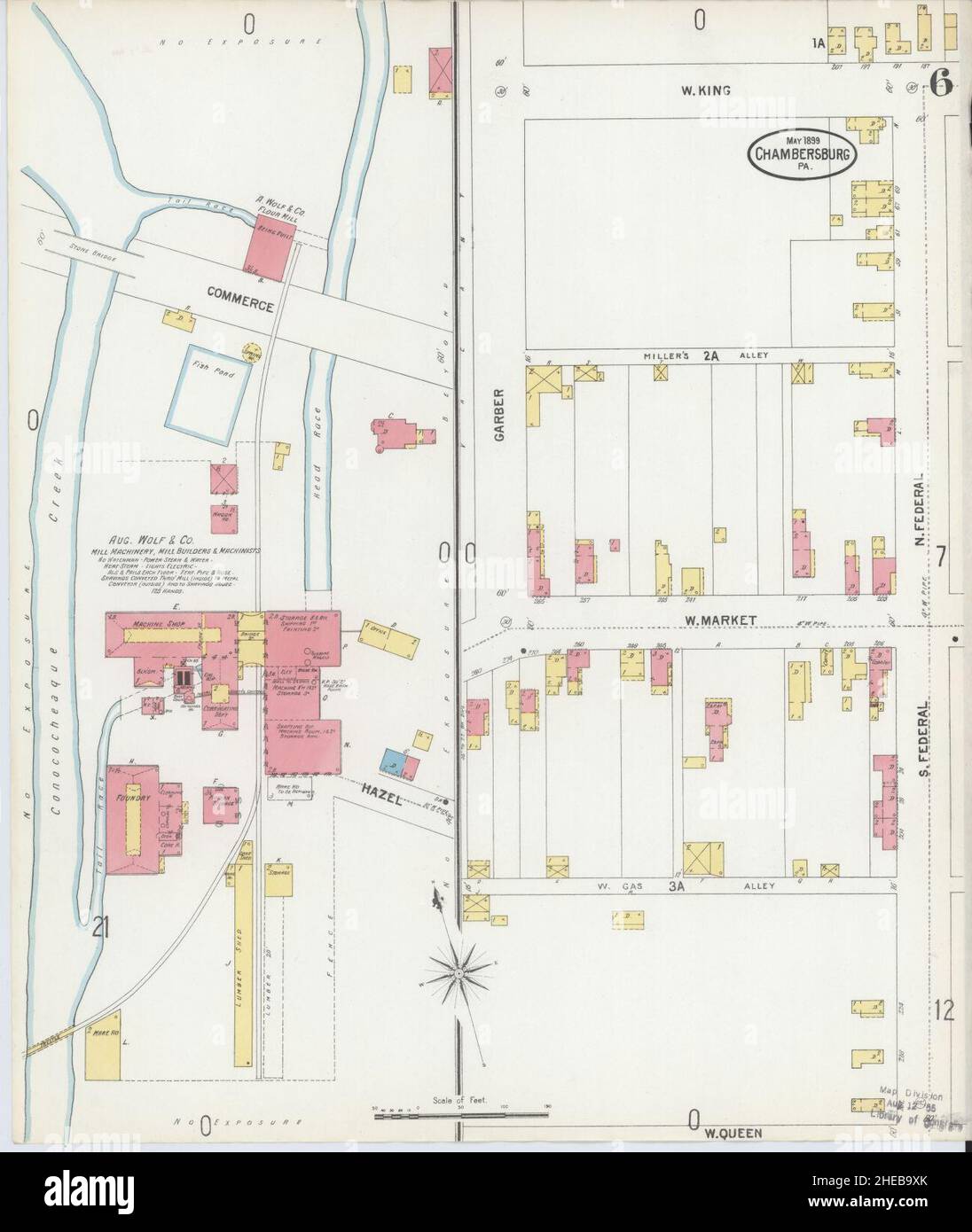 Franklin pennsylvania map hi-res stock photography and images - Alamy