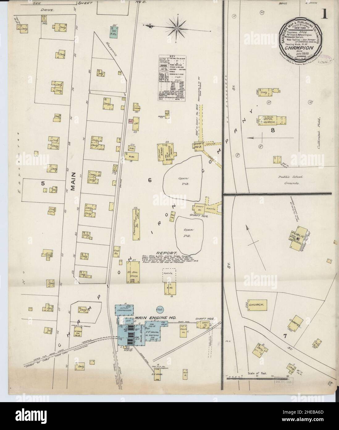 Map of champion hi-res stock photography and images - Alamy
