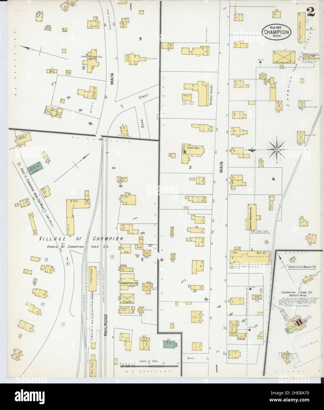 Map of champion hi-res stock photography and images - Alamy
