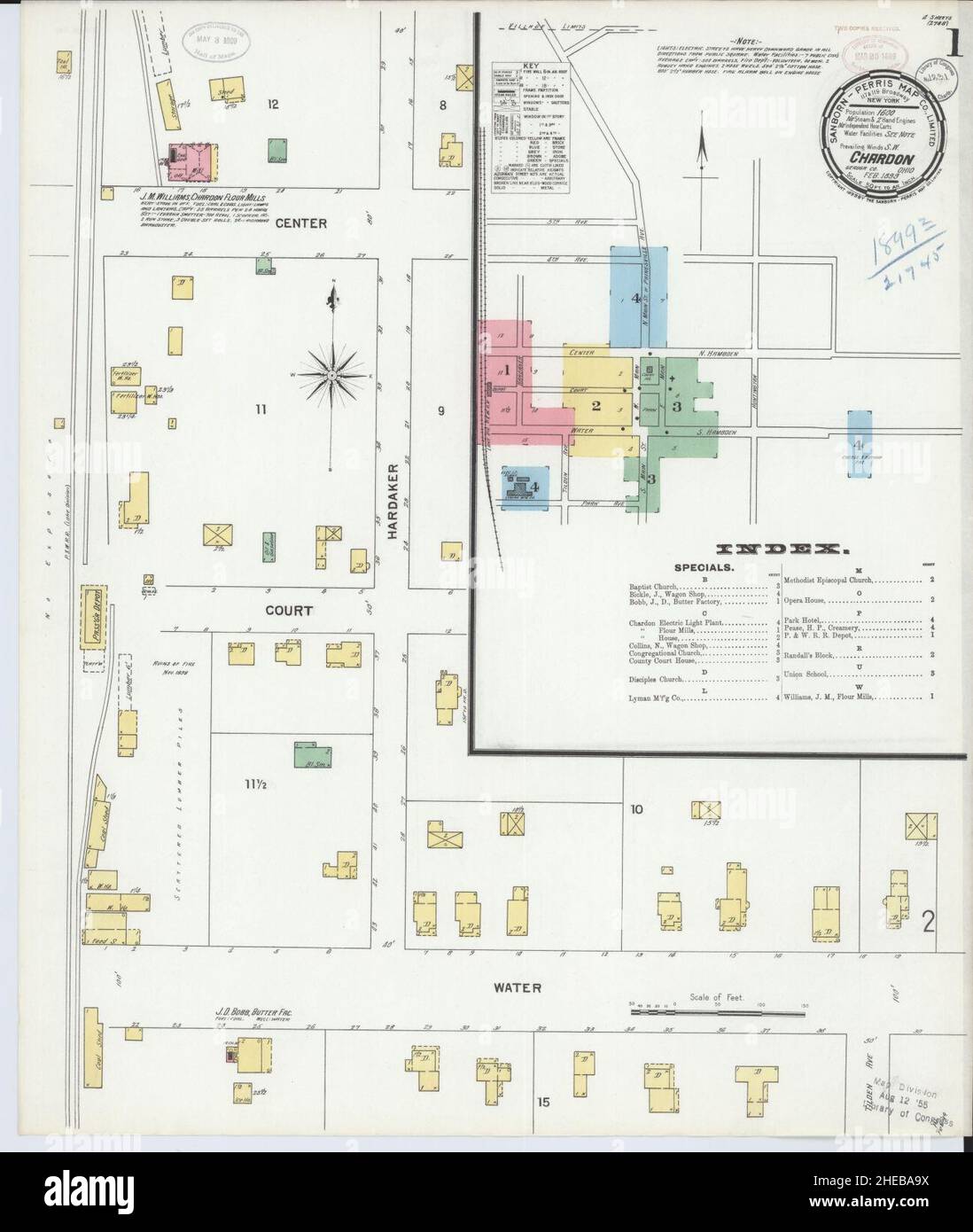 Chardon map hi-res stock photography and images - Alamy