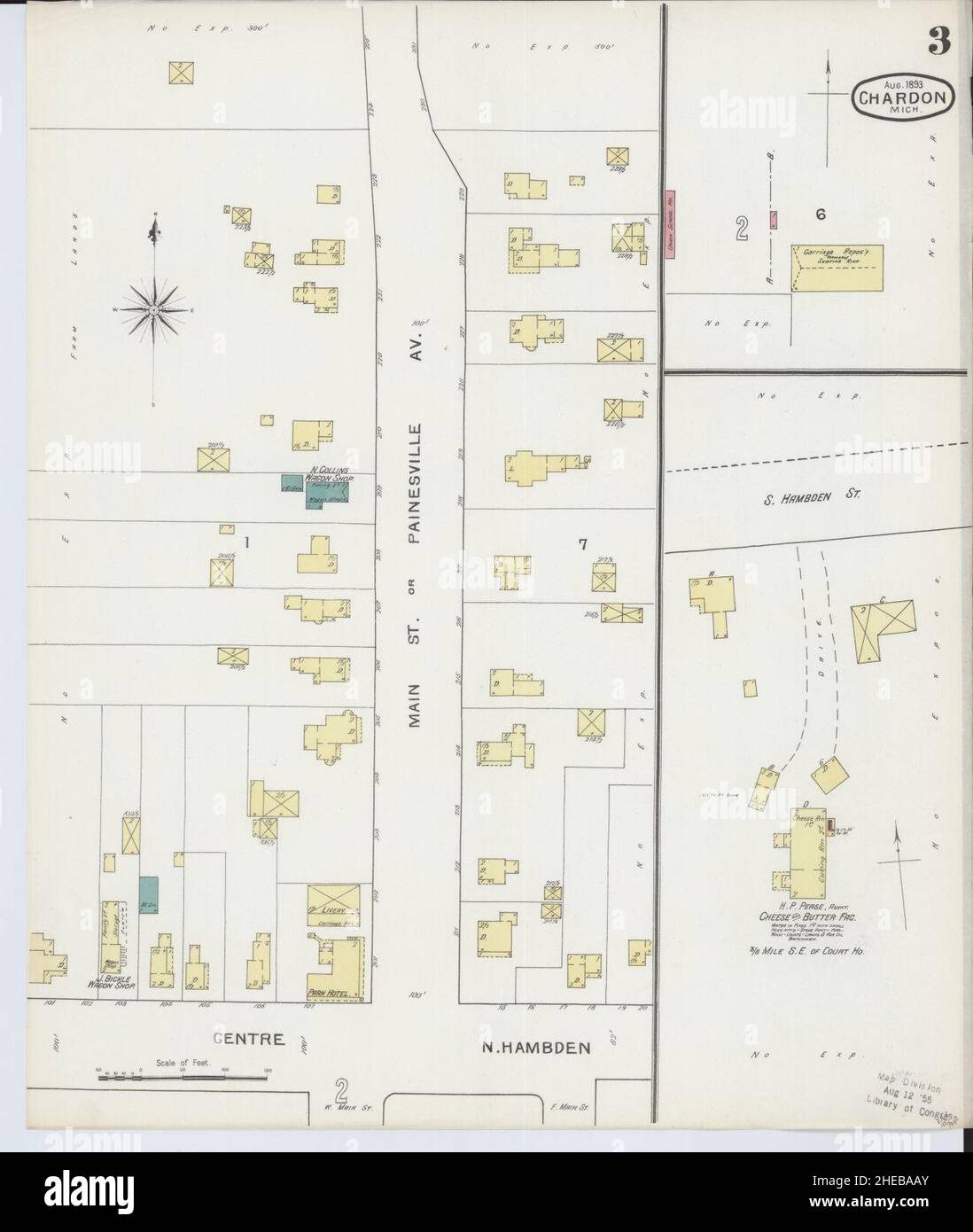 Chardon map hi-res stock photography and images - Alamy