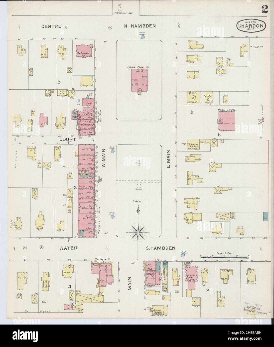 Chardon map hi-res stock photography and images - Alamy