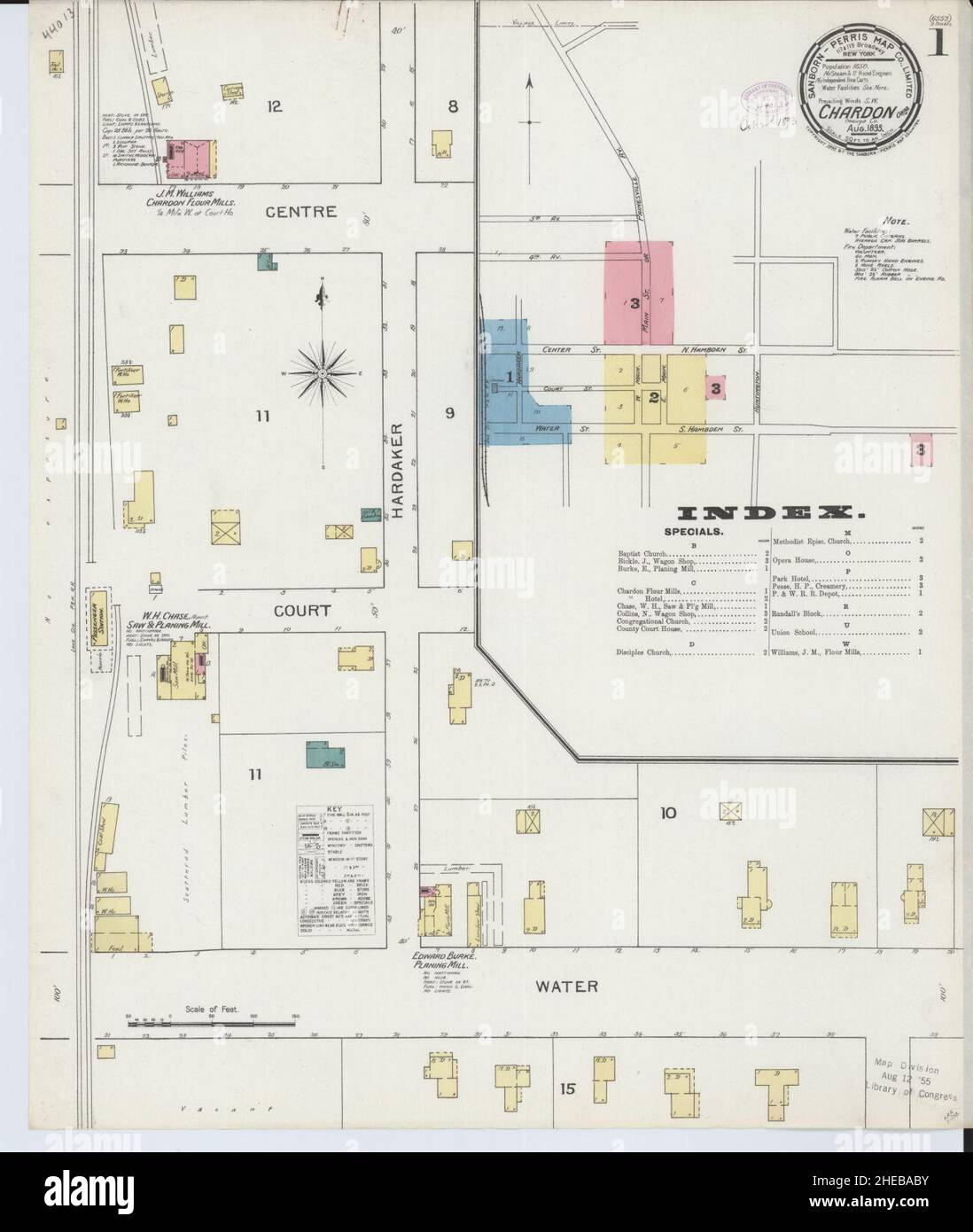 Chardon map hi-res stock photography and images - Alamy