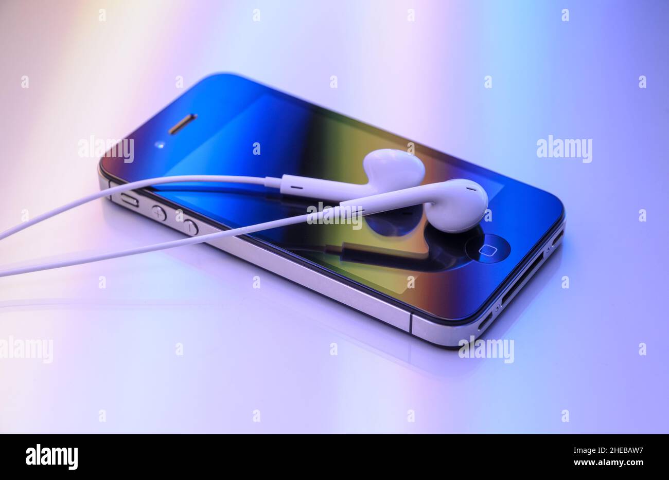 Iphone 5c Headphones Blue