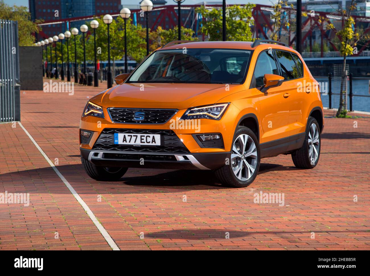 2016 SEAT Ateca Spanish built VW group SUV Stock Photo - Alamy