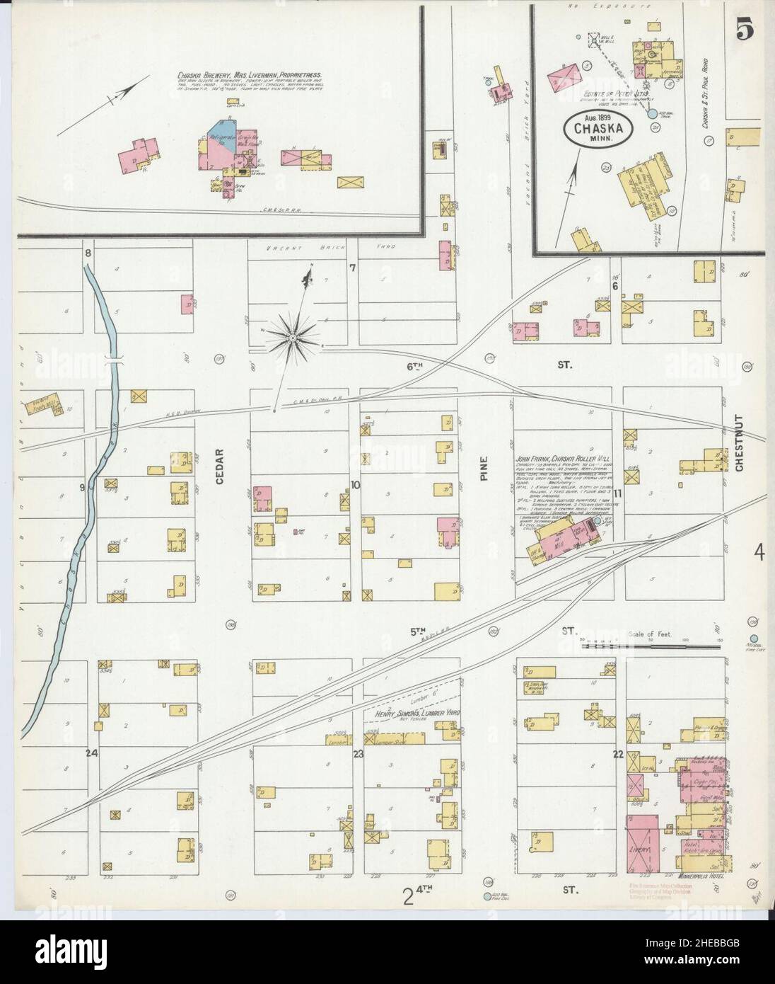 Map of chaska hi-res stock photography and images - Alamy