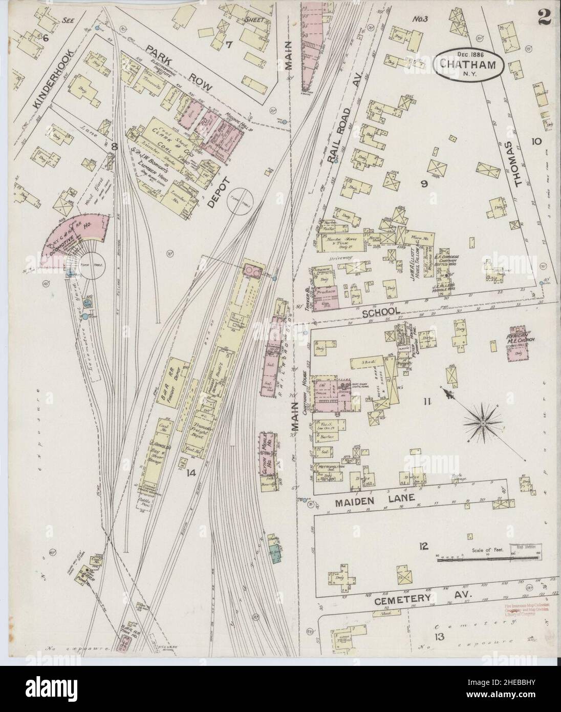 Map of chatham hi-res stock photography and images - Alamy
