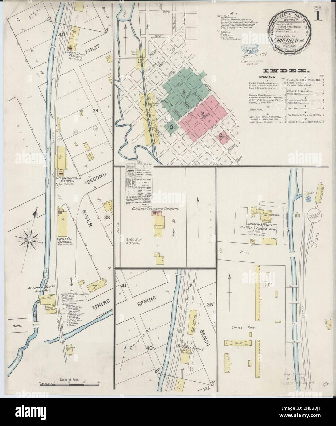 Map of chatfield hi-res stock photography and images - Alamy
