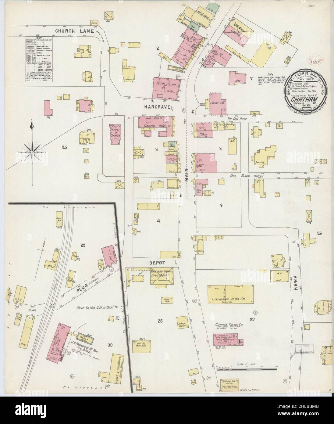 Map of chatham hi-res stock photography and images - Alamy