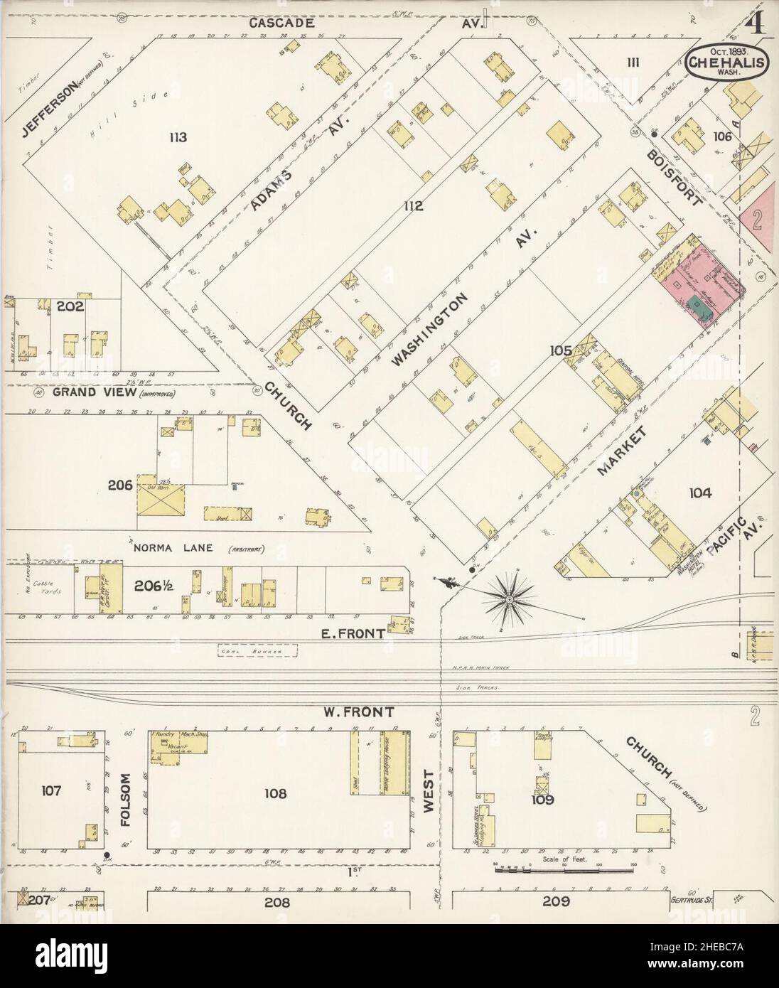 Map Of Chehalis High Resolution Stock Photography and Images - Alamy