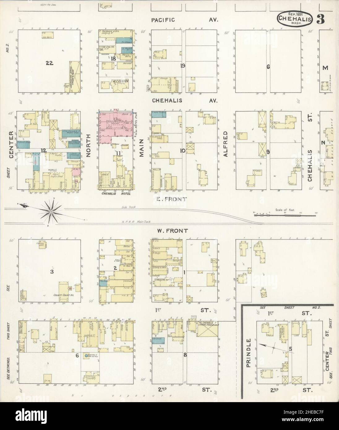Map of chehalis hi-res stock photography and images - Alamy
