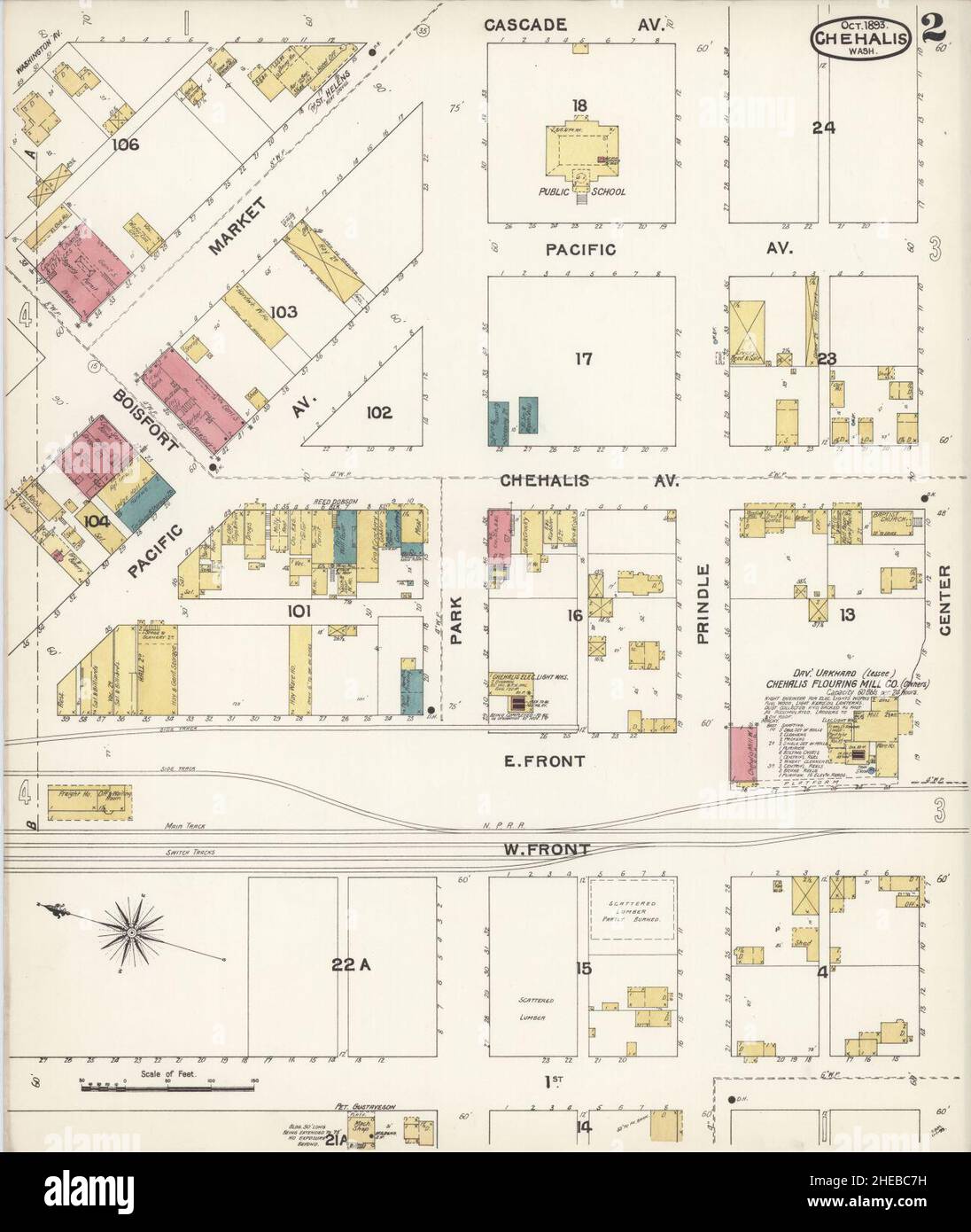 Map of chehalis hi-res stock photography and images - Alamy