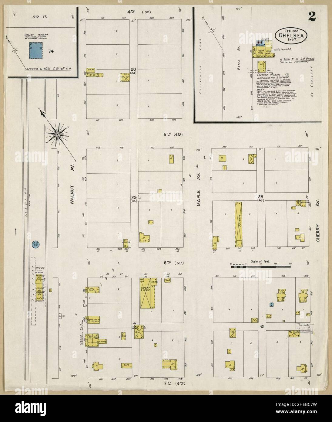 Map of chelsea oklahoma hi-res stock photography and images - Alamy