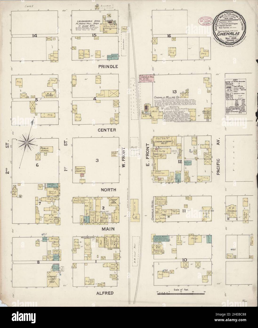 Map of chehalis hi-res stock photography and images - Alamy