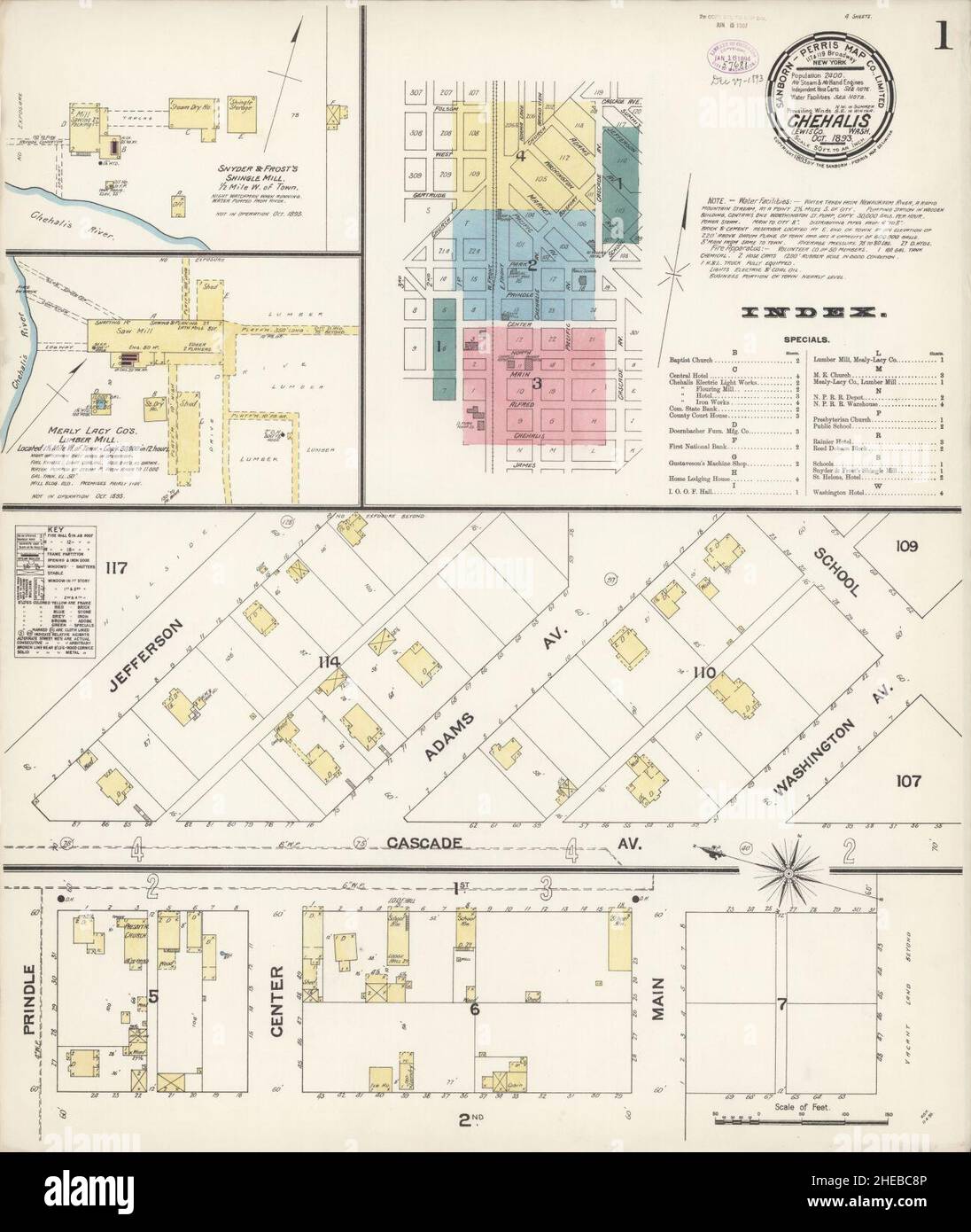 Map of chehalis hi-res stock photography and images - Alamy